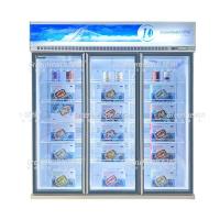 China Cubigel Compressor R290 Single Temperature Glass Door Freezer for sale