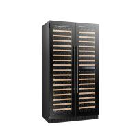 China ETL Certificate Air Cooling Bodega Red White Wine Cooler With Steel Wooden Shelves for sale