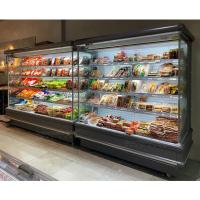 China Commercial Refrigeration Air Ventilation Open Display Fridge For Retail Spaces for sale