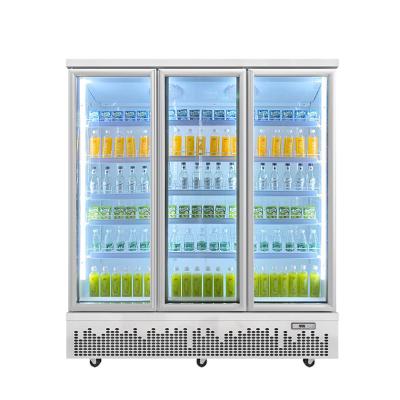 China Store Use Glass Door Drinks Beverage Cooler For Modern Commercial Spaces for sale