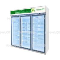 China Commercial Beverage Refrigerator Glass Door Cooler With Cubigel Inverter Compressor for sale