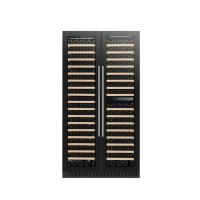 China ETL Certificate 185 Bottles Wine Display Cooler Dual Zone Electric Glass Door Model LD-185D for sale