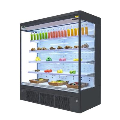 China Multi Layer Open Front Chiller Display Fridge For Supermarket Refrigeration for sale