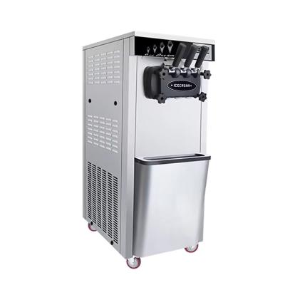 China 22L Floor Standing Type Ice Cream Making Machines With Triple Flavor for sale