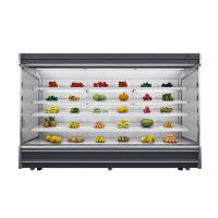 China Night Curtain Multideck Open Chiller Supermarket Showcase For Drink And Yogurt for sale