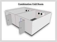 China Commercial Walk-In Cooler & Freezer with Customizable Dimensions, High-Density Polyurethane Insulation, and Copeland Compressor for sale