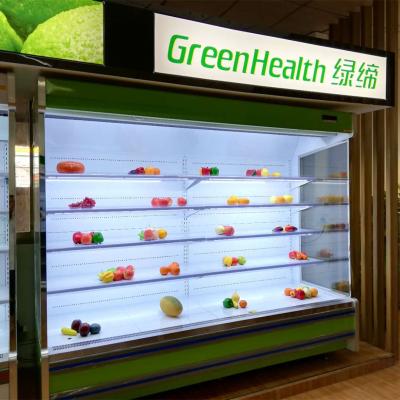 China Multideck Open Chiller Refrigerated Multideck Cabinets Refrigerated Shelves for sale