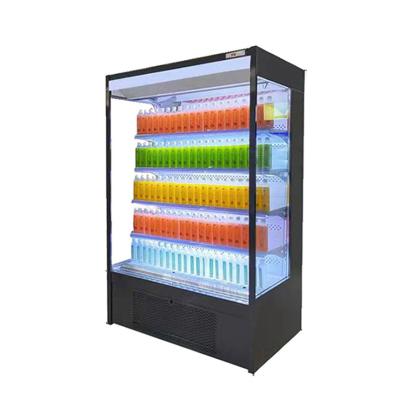 China 220V/50Hz Commercial Multideck Beverage Milk Display Front Open Chiller for sale