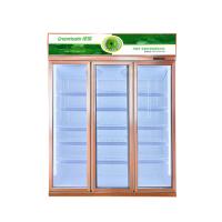 China R134a Fan Cooling Commercial Display Refrigerator Drink Chiller for sale