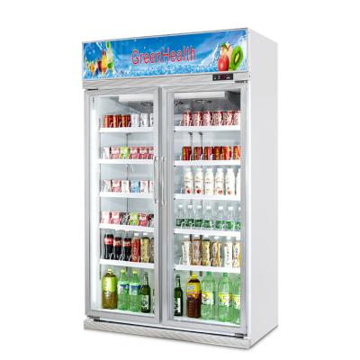 China Upright Slide Glass Door Freezer Showcase For Commercial Automatic Defrost Type for sale