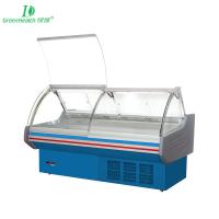 China 3m Fresh Meat Deli Display Refrigerator For Butchery Stop / Supermarket for sale
