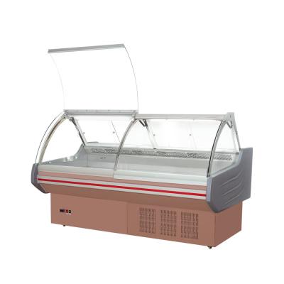 China Stainless Steel Supermarket Deli display refrigerator With Panasonic Compressor for sale