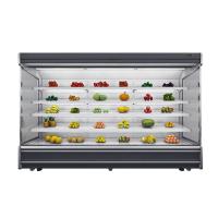 China Commercial Factory Supermarket Showcase Front Air Freezer Multideck Open Chiller for sale