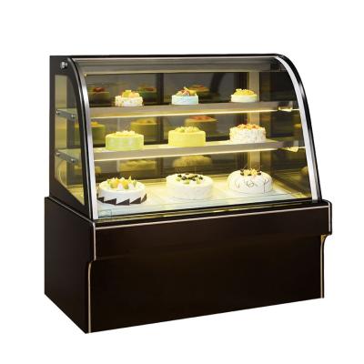 China Commercial Bakery Shop Refrigerated Cabinet Case Cake Display Cooler for sale