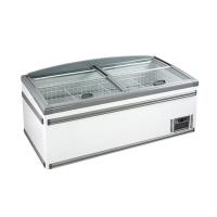 China Open Top Plug In Compressor Danfoss Supermarket Island Freezer Commercial Refrigerator for sale
