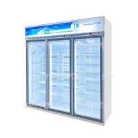 China Eco Friendly Low E Glass Door Fan Cooling Freezer For Catering for sale