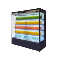 China Energy Saving Glass Door Multideck Open Chiller For Supermarket Projects for sale