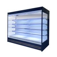 China Larg Right Angle R22a Deep Display Freezer Multideck Open Chiller for sale