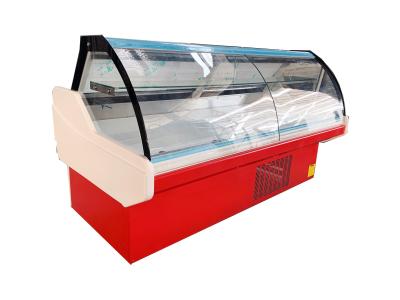China Secop Compressor Deli Fridge Butchery Meat Display Showcase Refrigerator for sale