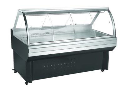 China R134 Curved Glass Deli Display Refrigerator / Food Display Showcase for sale
