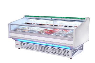 China Commercial Open Fresh Meat Display Refrigeratior Showcase With Auto Defrost for sale