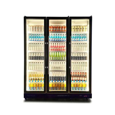 China No Top Light Box 740L CCC Auto Defrost Drink And Wine Cooling Refrigerator for sale