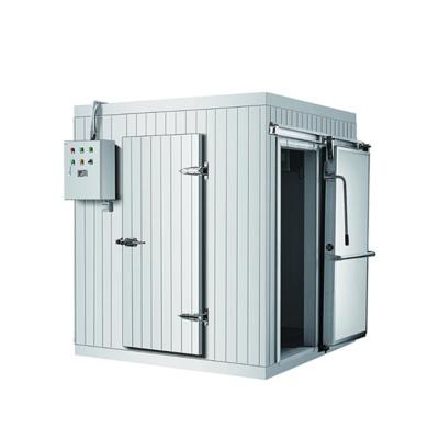 China Air Cooling 2-8 Degree PU Panel Stainess Steel Cold Room Chiller For Food Storage for sale