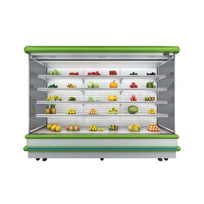 China Restaurant R134a Supermarket Display Multideck Open Chiller For Fruits for sale