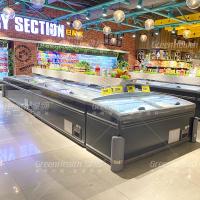 China Temperature -18--22°C Commercial Display Freezer With Automatic Defrost System for sale