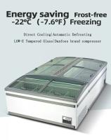 China Direct Cooling System Commercial Display Freezer With -18--22°C Temperature And 630L Volume for sale