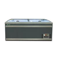 China Supermarket Frozen Goods / Food / Seafood Storage Display Island Cabinet Freezer for sale