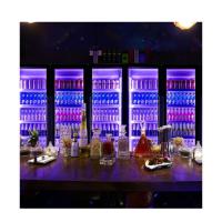 China 2/3 Doors Multiple Variable Color Beverages Alcoholic Beverages Refrigerated Display Cabinets for sale