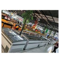China Commercial Horizontal Freezer / Meatball Storage Display Island Cabinet Freezer for sale