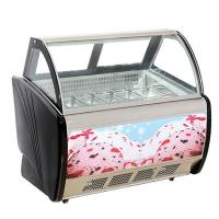 China Convenience Store / Shop Commercial Multi Plate Ice Cream Refrigerated Storage Display Freezer for sale