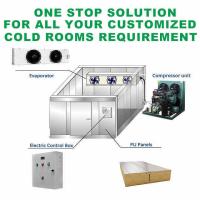 China Modular Design Walk in Chamber Pu Panel Cold Storage Cooler Refrigerator Warehouse For Sale for sale