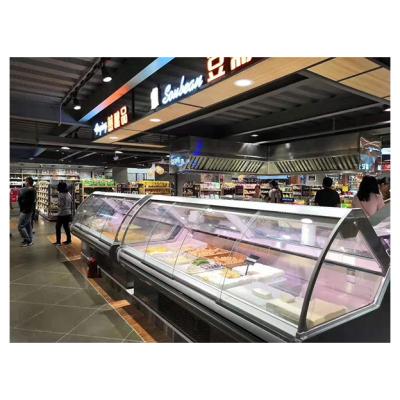 China Commercial Cooked Food Refrigeration Display Cooked Food Freezer Fridge for sale