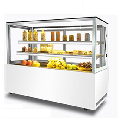 China Stainless Steel Glass Material Multi-Layer Cake Refrigeration Display And Storage Freezer for sale