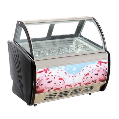 China Fashionable New Multi Plate Ice Cream Storage Refrigeration Display Freezer for sale