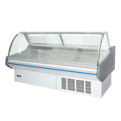 China Commercial Horizontal Exquisite Flip Top Cooked Food Refrigerated Storage Display Freezer For Sale for sale