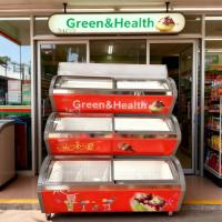 China 3 Tiers Ice Cream Display Freezer With LED Lighting For frozen treats business for sale