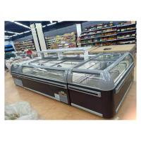 China Frozen Food/Frozen Fish/Meatball Storage Display Combined Island Cabinet Freezer for sale