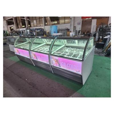 China Shops/Stores Use Ice Cream Refrigeration Storage Display Refrigerators Freezer for sale