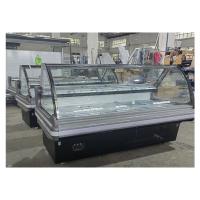 China Stainless Steel Structure Commercial Deli Display Freezer with Lift Up Glass and Dynamic Cooling System for sale