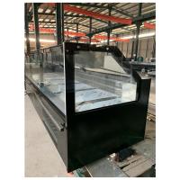 China Large Commercial Horizontal Static Cooling Design With Evaporator Gravity Service Counter Meat Beef Display Freezer for sale