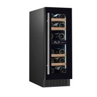 China Fashionable Black Latest ETL Certificate Red Wine Refrigerated Storage Display Dedicated Freezer for sale
