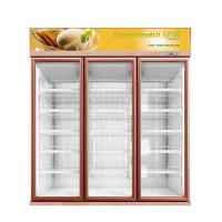 China Commercial Beverage Display Freezer with 1154L Capacity Auto Defrost and Fan Cooling for Efficient Beverage Storage for sale