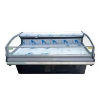 China Horizontal High-End European Design Fresh Meat Refrigerated Storage Display Freezer for sale