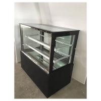 China Right Angle Transparent Glass High-End Cake Refrigerated Storage Display Freezer for sale