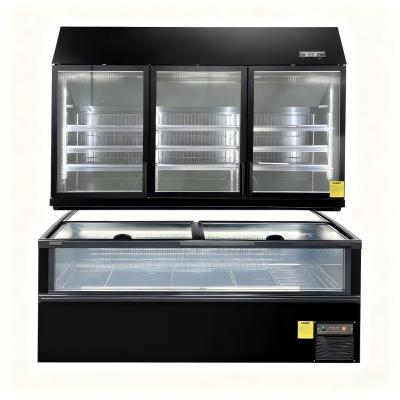 China Auto-Defrost Combined Freezer Vertical & Horizontal Merchandiser with -16°C to -22°C for sale