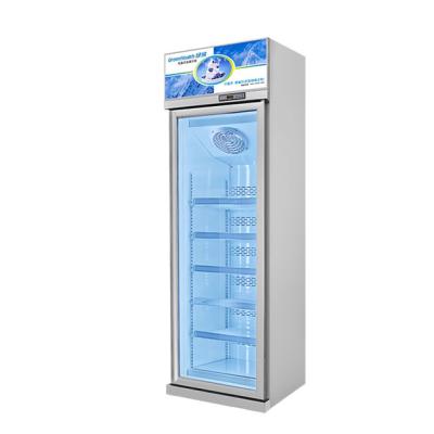 China One Glass Doors With Unit Mounted Food Freezing Display Refrigerators Fridge for sale